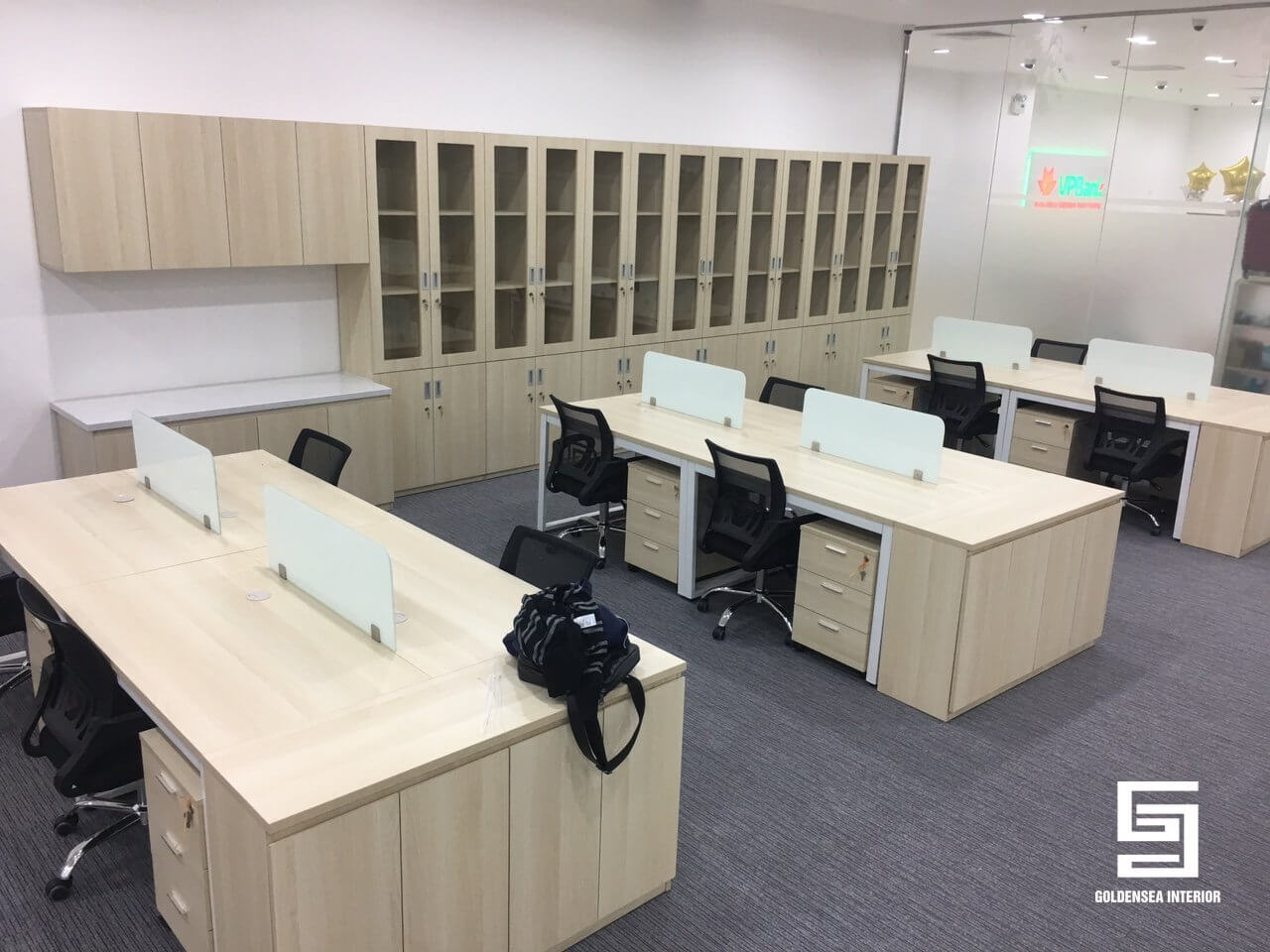 Thiết kế & thi công văn phòng KB Securities - Goldensea