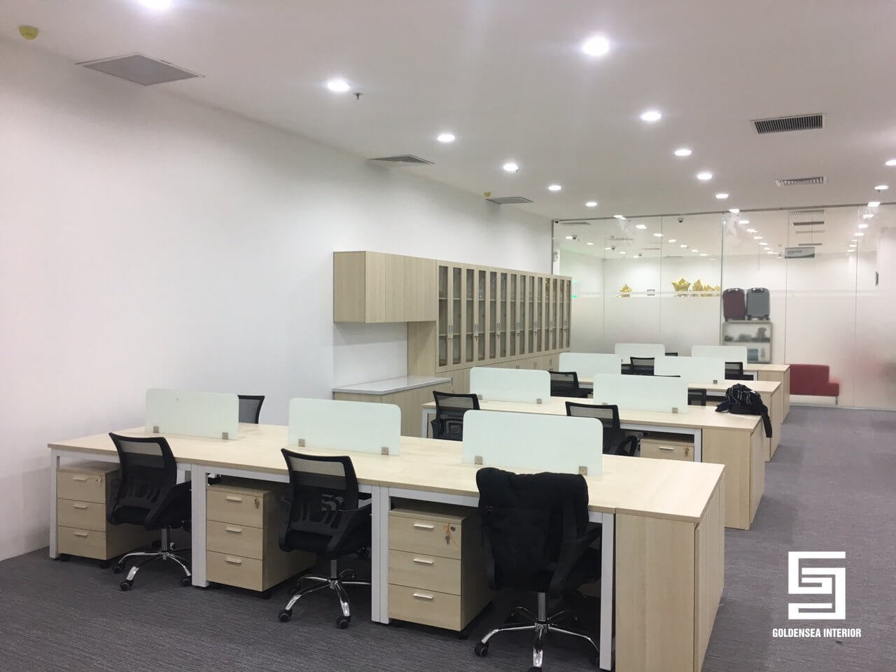 Thiết kế & thi công văn phòng KB Securities - Goldensea