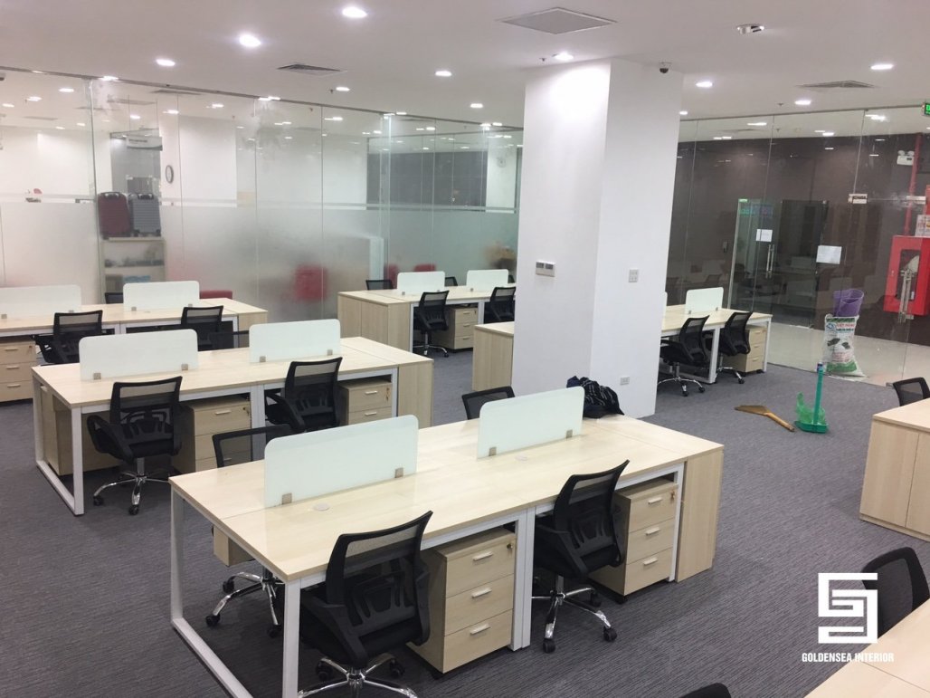 Thiết kế & thi công văn phòng KB Securities - Goldensea