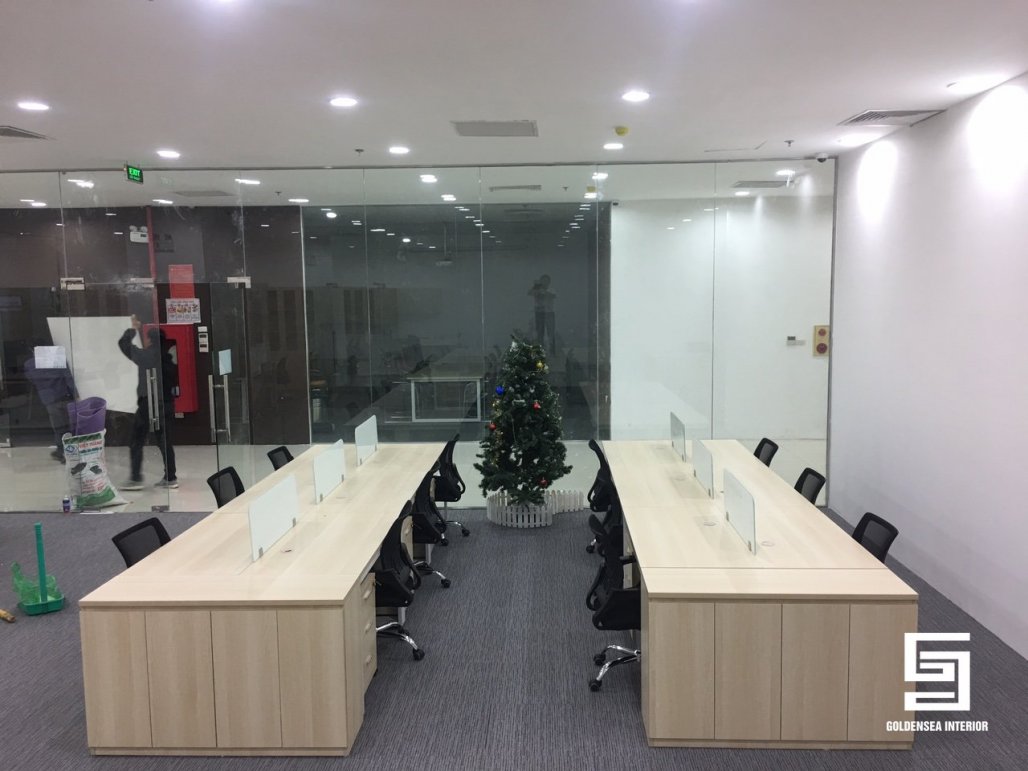 Thiết kế & thi công văn phòng KB Securities - Goldensea
